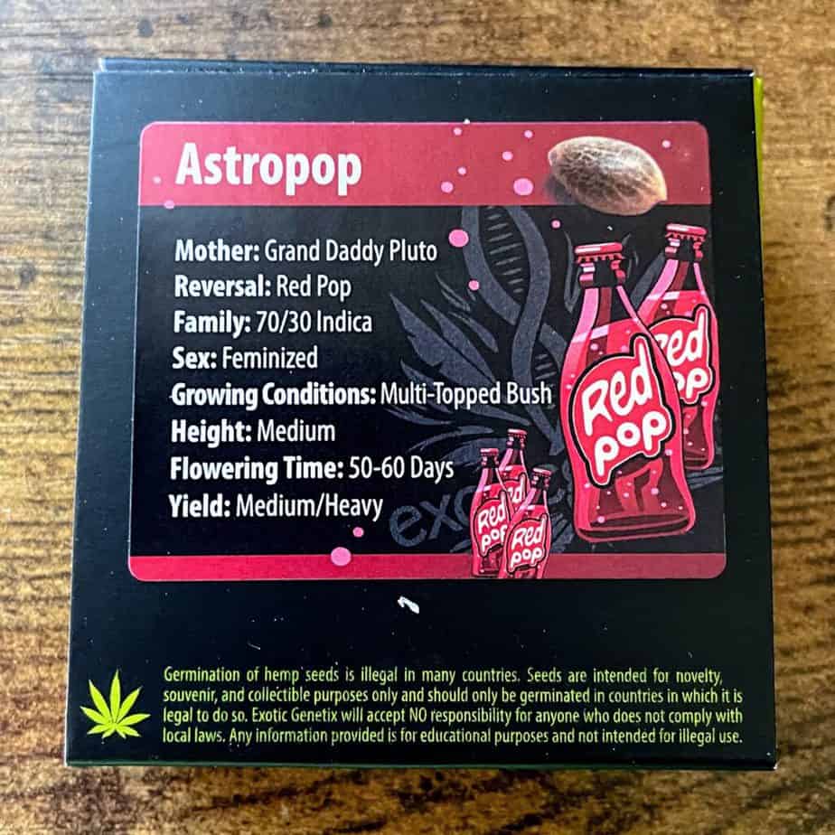 Exotic Genetix Astropop - Luscious Genetics