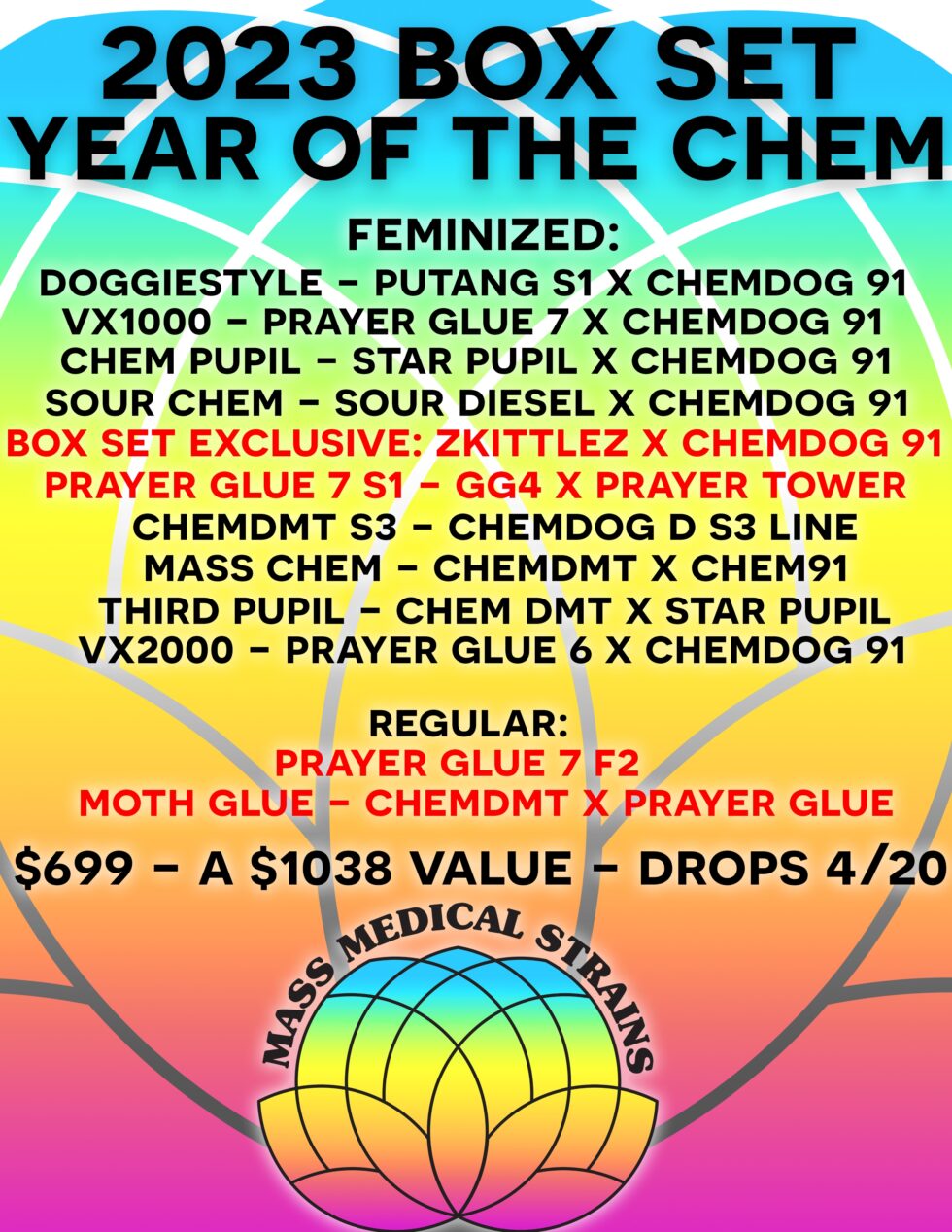 Mass Medical Strains 2023 Box Set Year of The Chem - Luscious Genetics